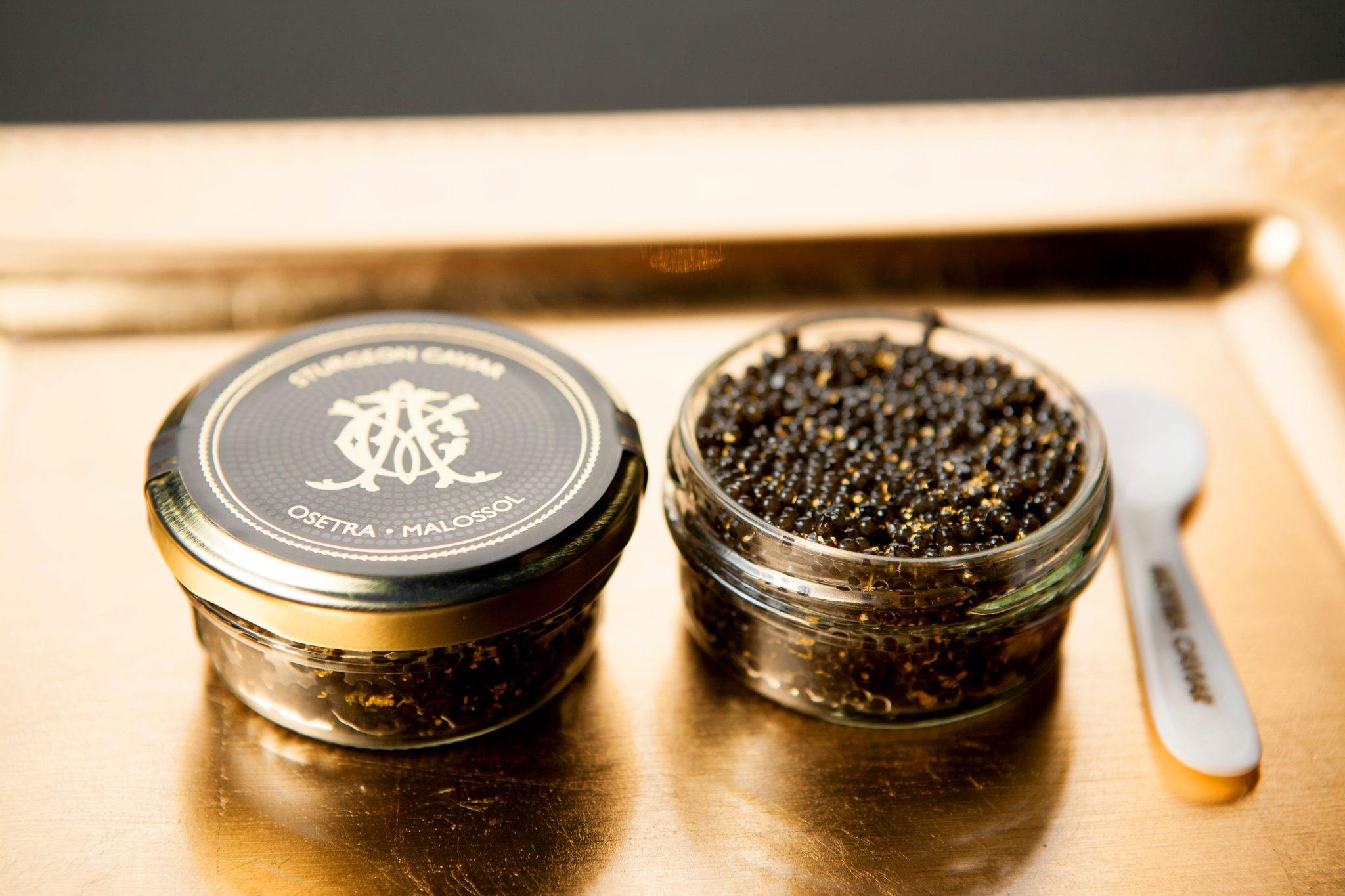 Mottra Gold 24k black caviar (Osetra) - Mottra Caviar